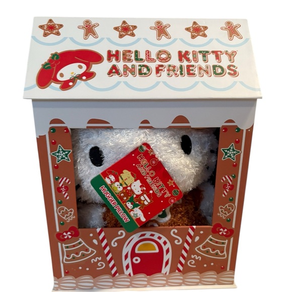 Holiday | Hello Kitty Gingerbread Hugger Pillow With Box Christmas ...